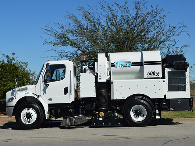 Buy NEW Tymco 500x Sweeper Truck | Contract Sweepers